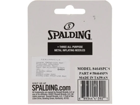 Spalding Iglice za pumpu set 8464