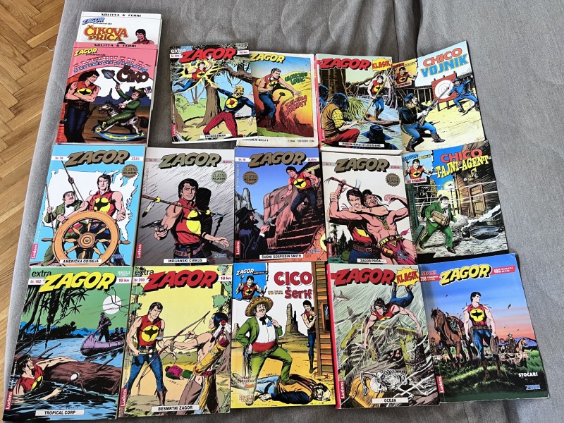 ZAGOR (i čiko) lot 16 komada.