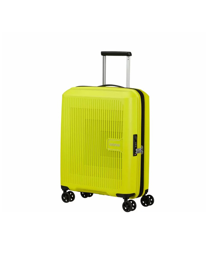 KOFER AEROSTEP-SPINNER 55/20 EXP TSA LIGHT LIME YELLOW TROLLEY American Tourister