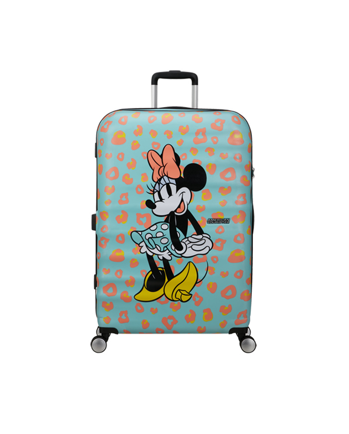 KOFER MINNIE PASTEL DOTS WAVEBREAKER DISNEY-SPIN.77/28 TSA BLUE TROLLEY American Tourister