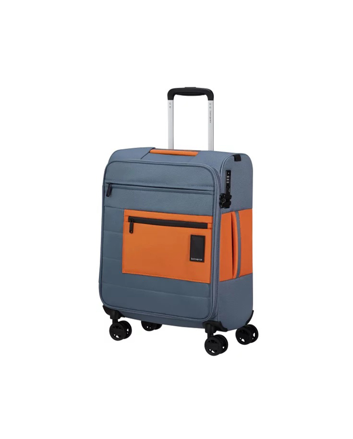 KOFER VAYCAY-SPINNER 55/20 L 40CM BLUEBERRY BLUE/ORANGE TROLLEY Samsonite