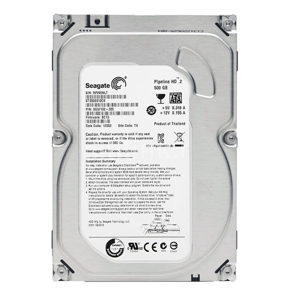 Hard disk Seagate Pipeline HD 500GB