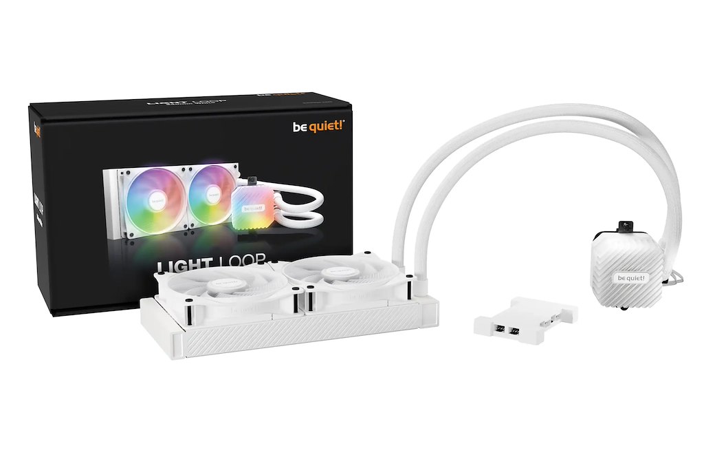 CPU VODENO HLADJENJE BE QUIET ARGB LIGHT LOOP 240MM BW021 (AM4,AM5,1151,1150,1155,1200,1700) WHITE