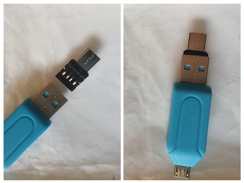 Redukcija sa USB na micro USB čitanje sa fleša na mobi