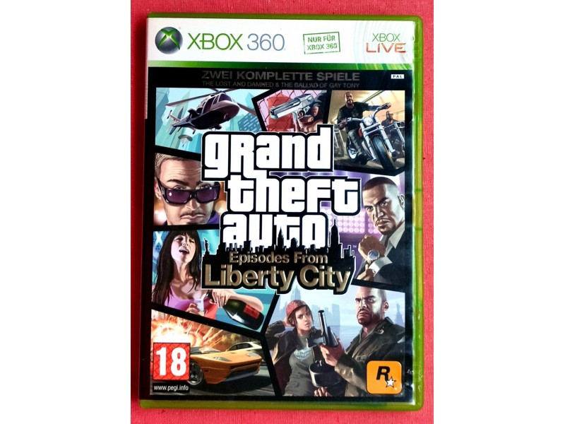 GTA Liberty City / XBox 360 Originalna Igra