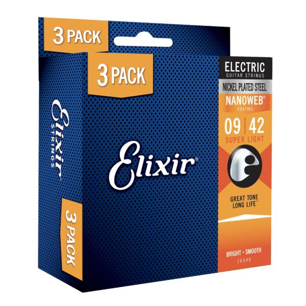 Elixir 12002 009/042 3 PACK 16540 Žice za električnu gitaru 25% popust