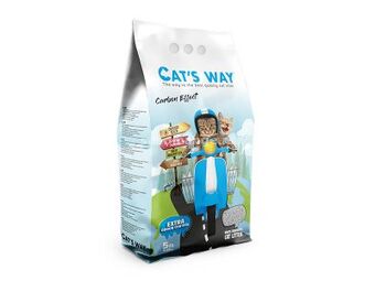 Cat's Way posip za mačke Carbon Effect 5l