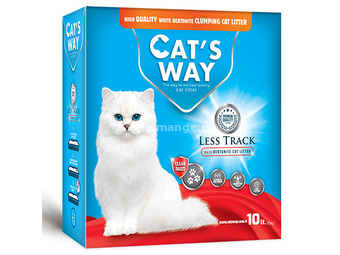 Cat's Way posip za mačke Box Unscented Less Track 10l