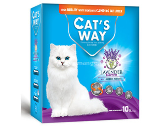 Cat's Way posip za mačke Box Lavander 10l