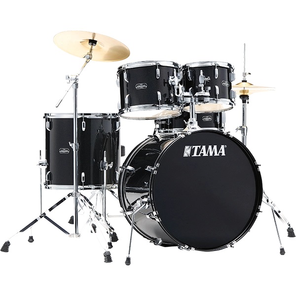 Tama ST52H5C-BNS Stagestar Akustični bubanj sa činelama Boja: Black Night Sparkle finiš