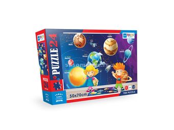 BLUE FOCUS Podne Puzzle Planeta 24 delova