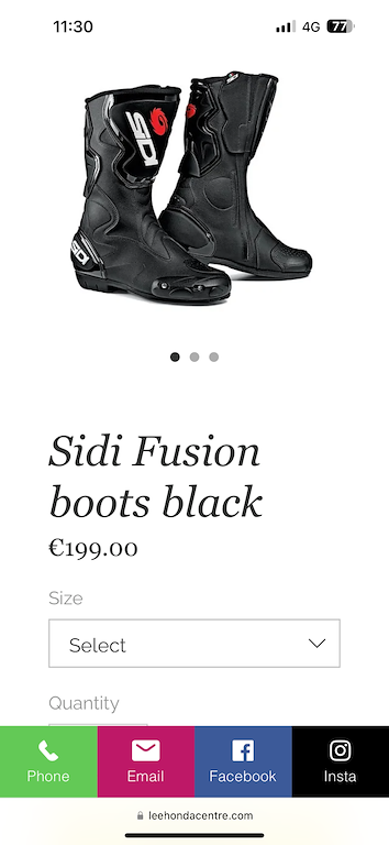 SIDI Fusion moto cizme 46