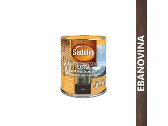 SADOLIN Extra sa voskom 0.75l ebanovina