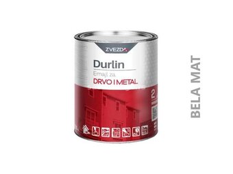 DURLIN emajl za drvo i metal 0.75l bela mat