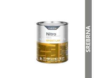 ZVEZDA nitro efekt lak 0.75l srebrna