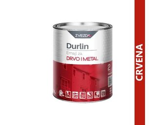 DURLIN emajl za drvo i metal 0.75l crvena