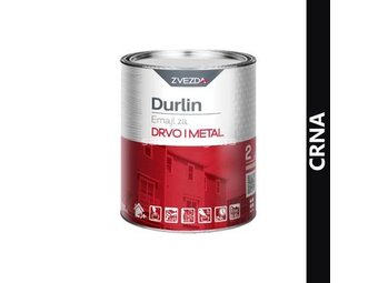 DURLIN emajl za drvo i metal 0.75l crna