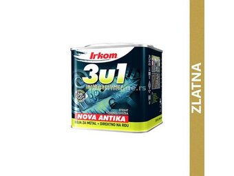 IRKOM 3 u 1 antik zlatna 1kg