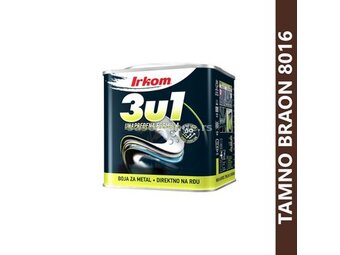 IRKOM 3 u 1 tamno braon 1kg 8016