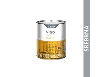 ZVEZDA nitro emajl za drvo i metal 0.75l srebrni