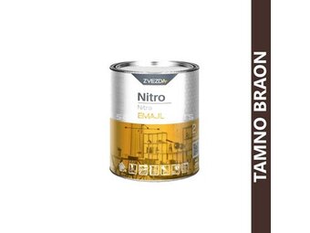 ZVEZDA nitro emajl za drvo i metal 0.75l braon