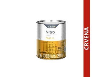 ZVEZDA nitro emajl za drvo i metal 0.75l crvena