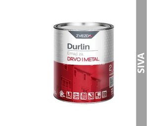 DURLIN emajl za drvo i metal 0.75l siva