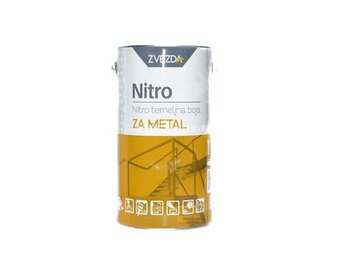 ZVEZDA nitro temeljna boja za metal 5l siva