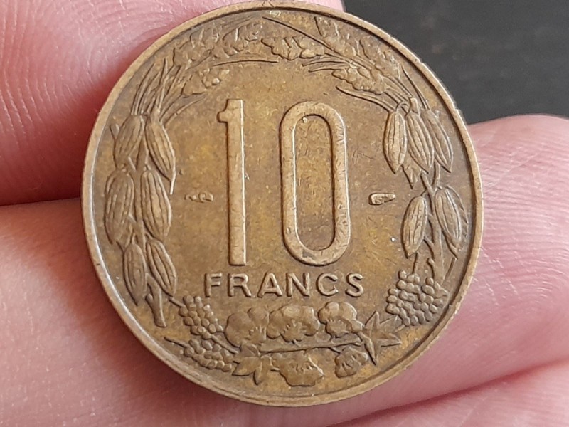 Kamerun, 10 franaka 1958