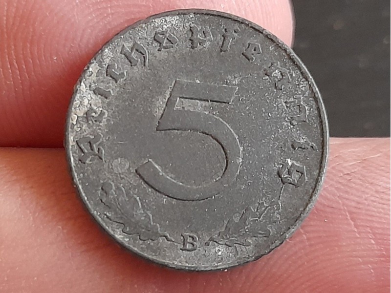 Nemacka, 5 pfennig 1941 B