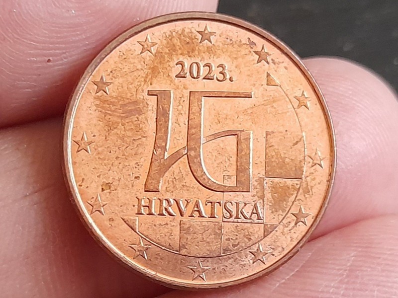 Hrvatska, 5 centi 2023