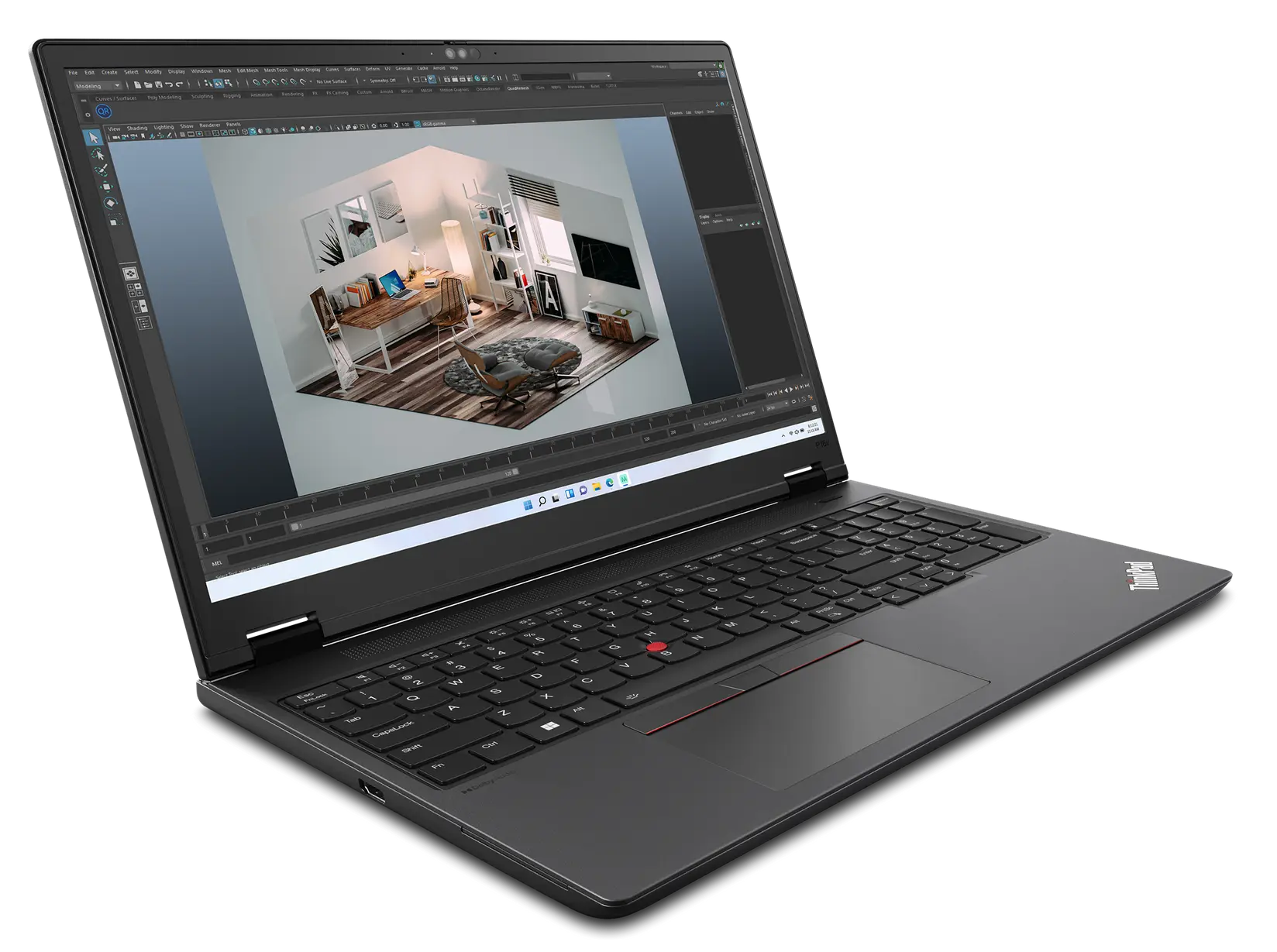 Lenovo laptop ThinkPad P16v G2 Ultra 7 155H (16C/22T/ up to 4.8GHz/ 24MB)/ 2x 16GB DDR5-5600/ SSD 1TB NVMe 2280/ 16.0" WQUXGA (3840x2400) 21KX000QYA