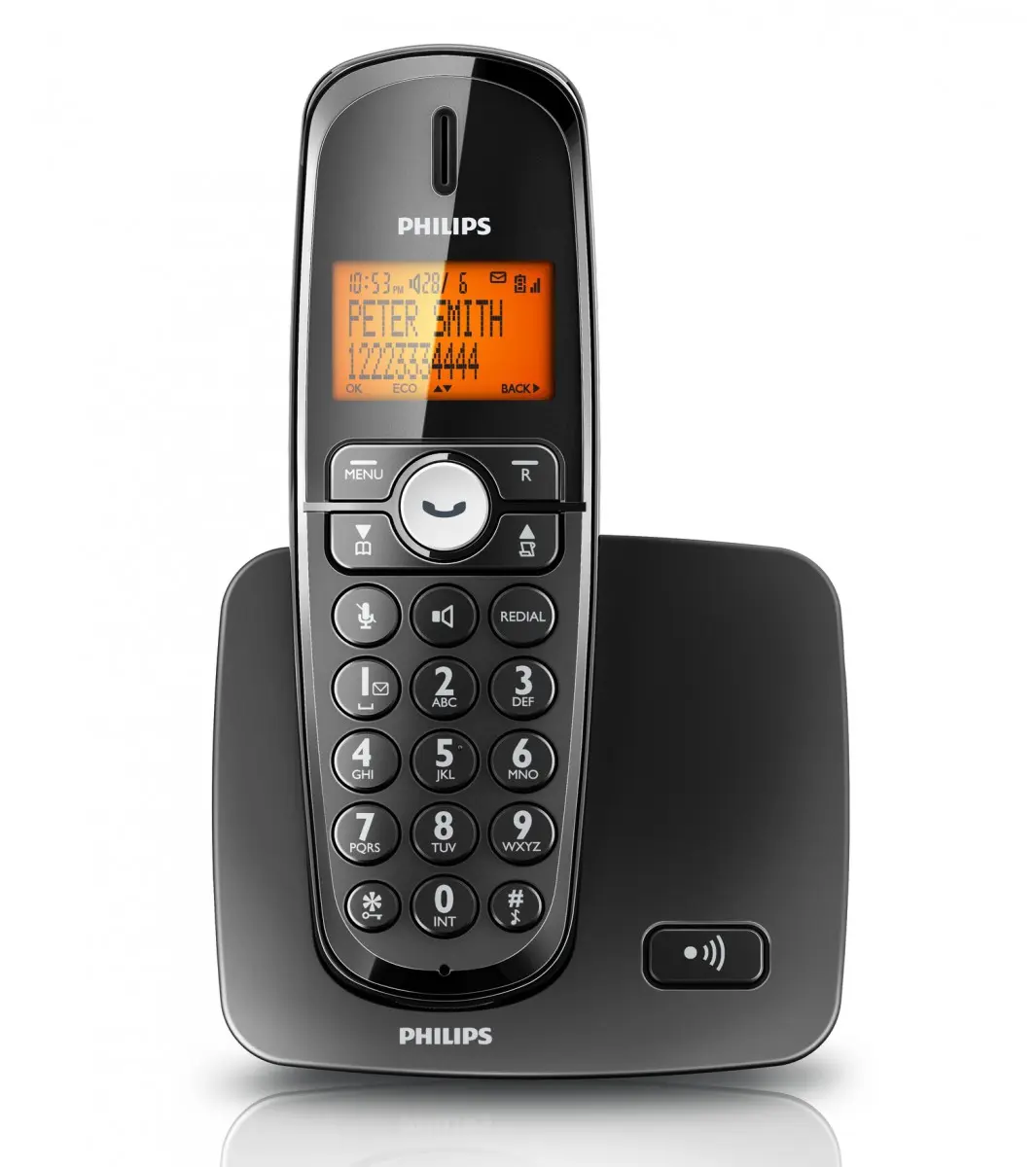 Philips Bežični Fiksni telefon XL3701B/53, Crni