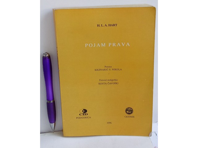 POJAM PRAVA - H. L. A. HART