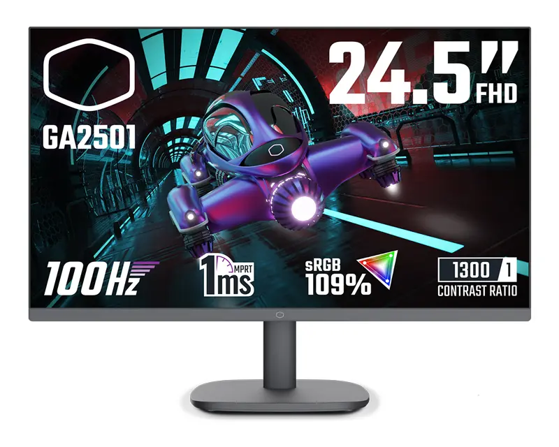 COOLER MASTER Gaming monitor 24.5 " GA2501 FHD 100Hz (CMI-GA2501-EU) /25"/IPS/1920 x 1080 (FullHD)/100 Hz