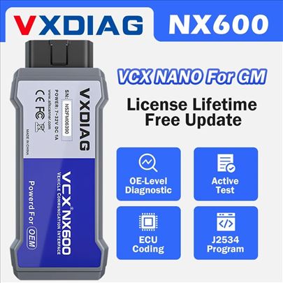 VXDIAG Nano NX600 Pro za GM USB WiFi OBD2