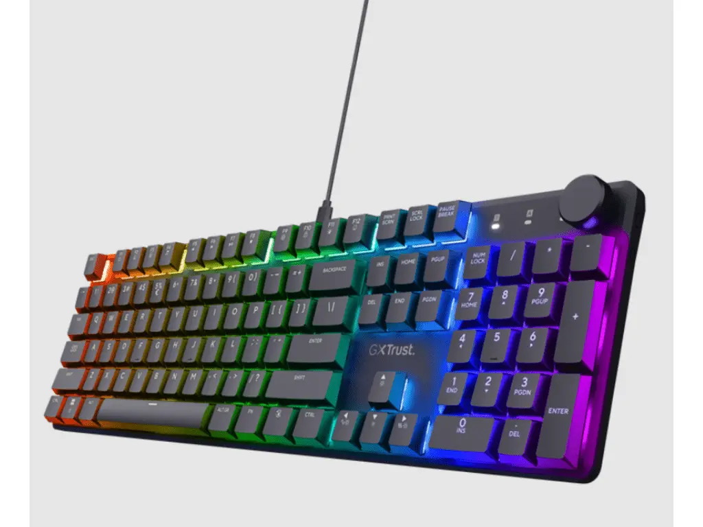 Tastatura TRUST GXT866 TORIX žična Gaming/ Mehanička/US/crna