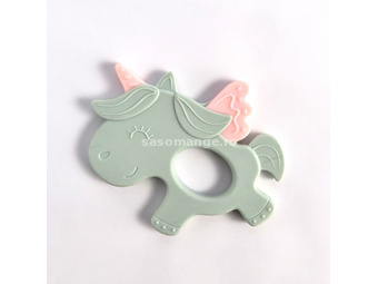 KikkaBoo Silikonska glodalica Unicorn Mint (KKB20029)