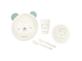 KikkaBoo Set posuđa 4 dela Bear with Me Mint (KKB40135)