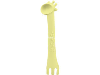 KikkaBoo Silikonska kašičica Giraffe Yellow (KKB40083)