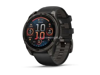 GARMIN Sat Fenix 8 47/AMOLED/Sap/PebbleGy