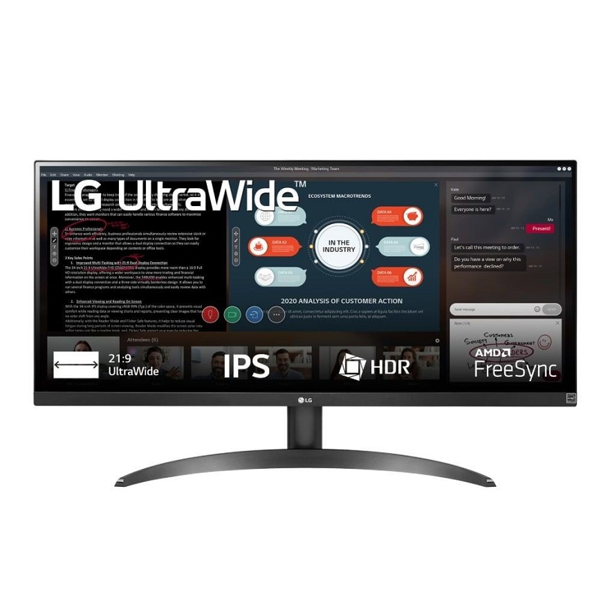 LG 29WP500-B 29"ULTRAWIDE IPS WHD/75HZ/21:9 Monitor