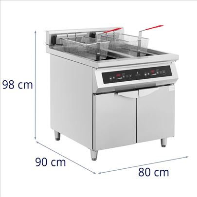 Royal Catering Indukciona friteza 2 x 30 l