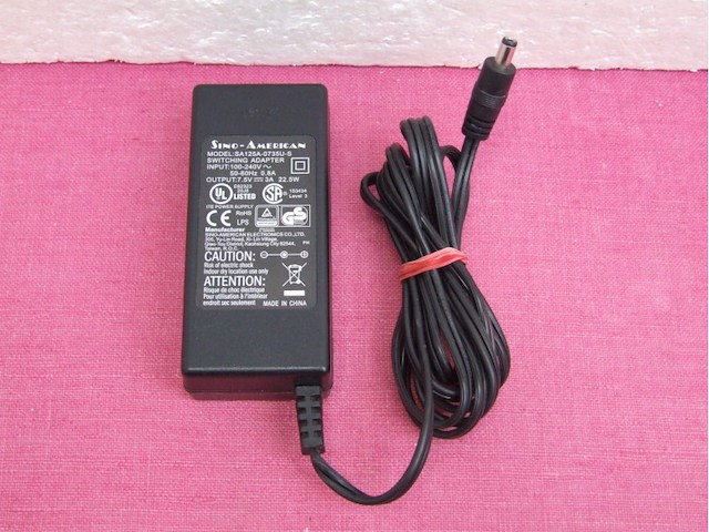 Sino-American adapter 7.5V 3A ORIGINAL + GARANCIJA!