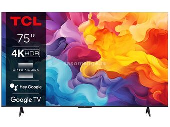 TCL Televizor 75V6B/ Ultra HD/ Google TV Smart