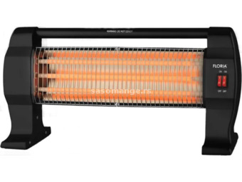 ZILAN Zilan ZLN1084 BK Kvarcna grejalica sa 3 halogena grejača, 400W/800W/1200W