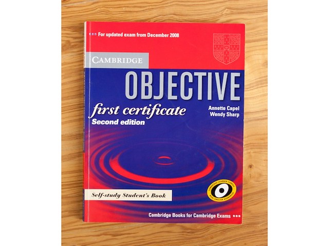 Cambridge Objective First Certificate, Annette Capel