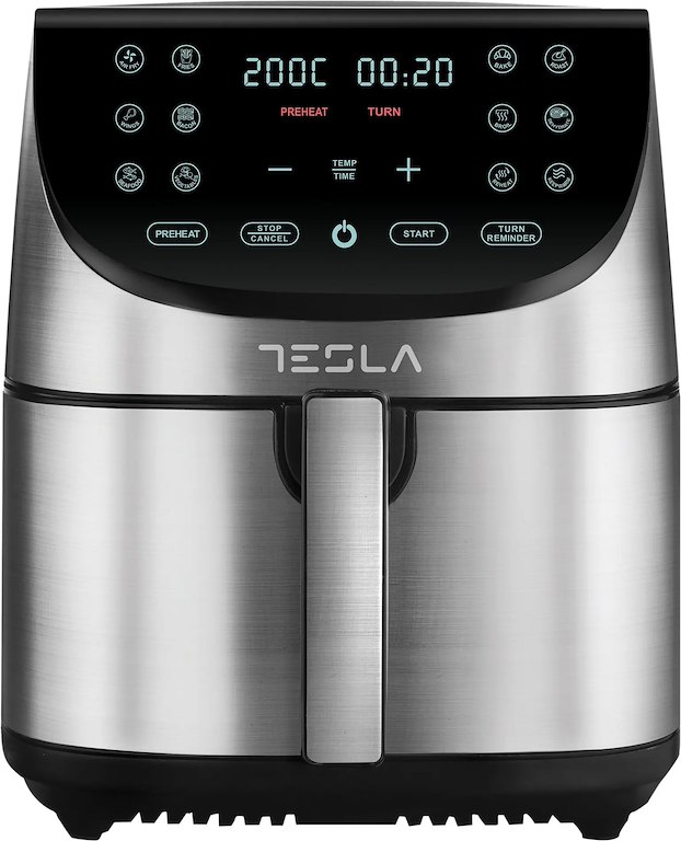 TESLA AF701BX Air Fryer, 7l, 1700W, Digital panel, Crno-sivi