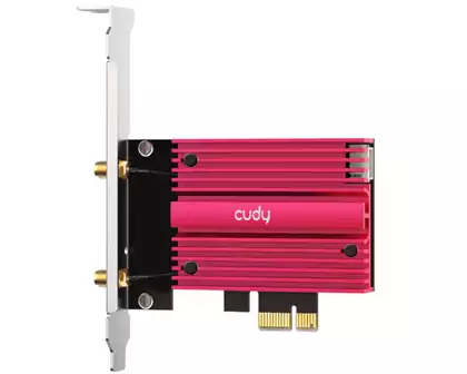 CUDY WE4000 AX5400 Wi-Fi 6/6E Bluetooth 5.2 PCIe Adapter mrežna karta