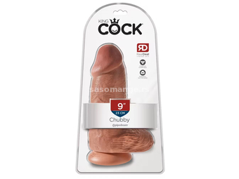 Pipedream King Cock chubby Tan Dildo 9"